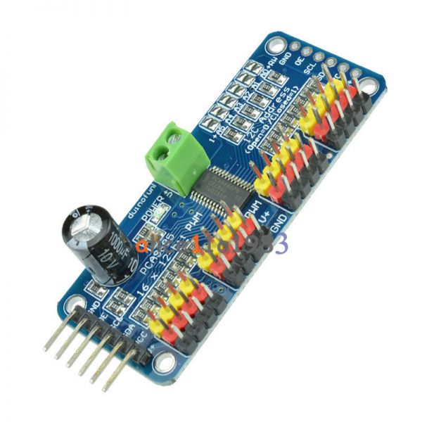 I2C PCA9685 16-Channel DC Motor/Servo/LED Driver PWM for Arduino