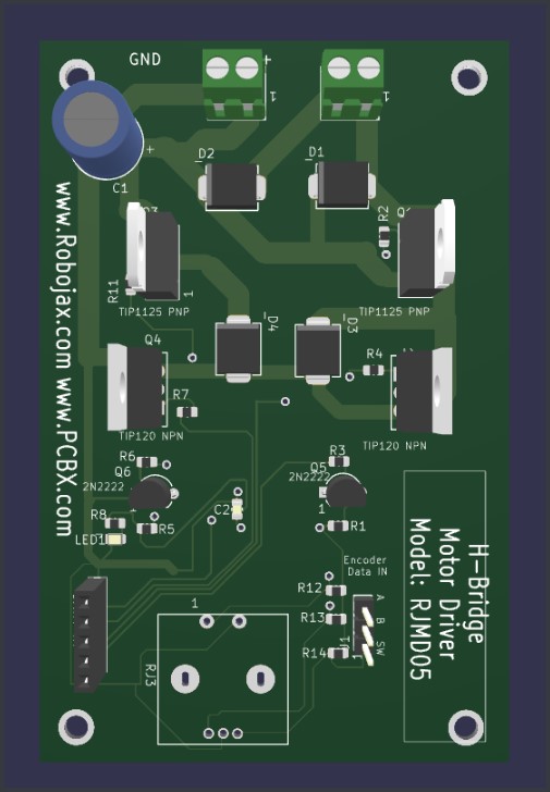H-Bridge 2: Designing a PCB and Ordering for an H-Bridge Using TIP120 ...